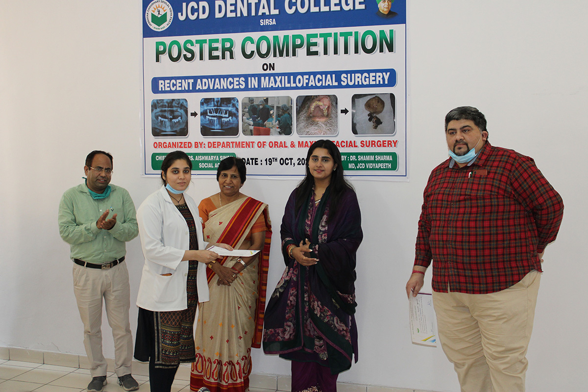Poster Presentation Competition - JCD Dental College